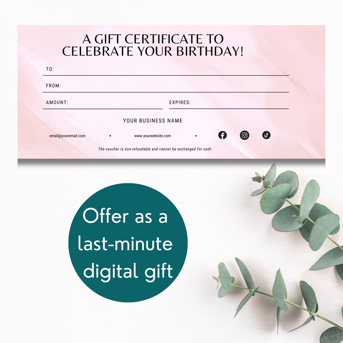 Editable Gift Certificates Template, Father's Day Gift Certificate ...