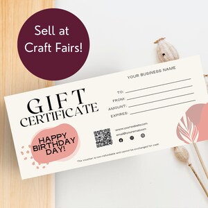 BOHO Editable Gift Certificates Template, BOHO Mothers Day Gift Card ...