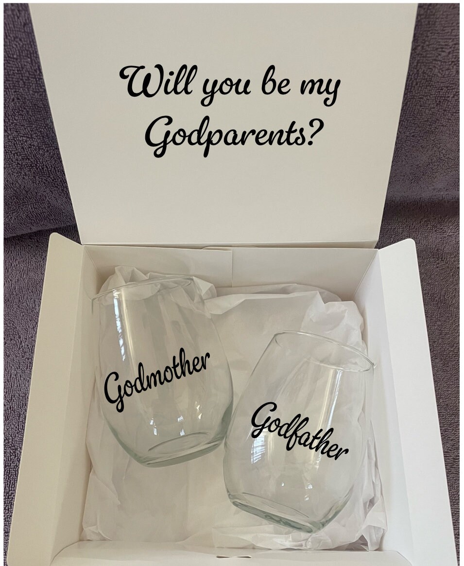 Proposal Box, Gift Box, Would You Be My Godparents? Caja De Regalo ...