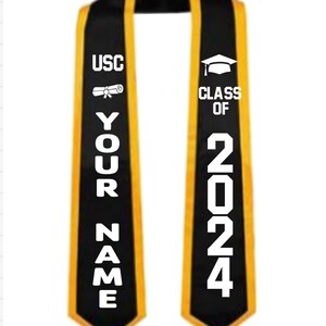 Personalized Graduation Stole 2024, Graduation Sash, 2024 Graduation ...