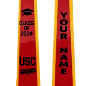 Personalized Graduation Stole 2024, Graduation Sash, 2024 Graduation ...