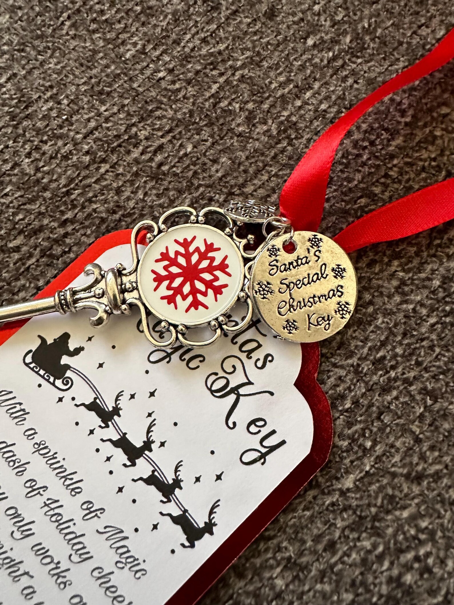 Santa's Magic Key, Personalized Santa Key, House With No Chimney, Santa ...