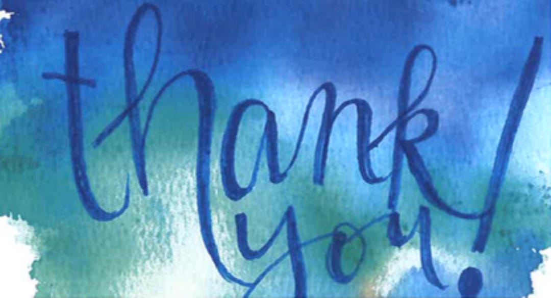 Thank You Cards: Blue Design, Pack of 10 With Envelopes - Etsy
