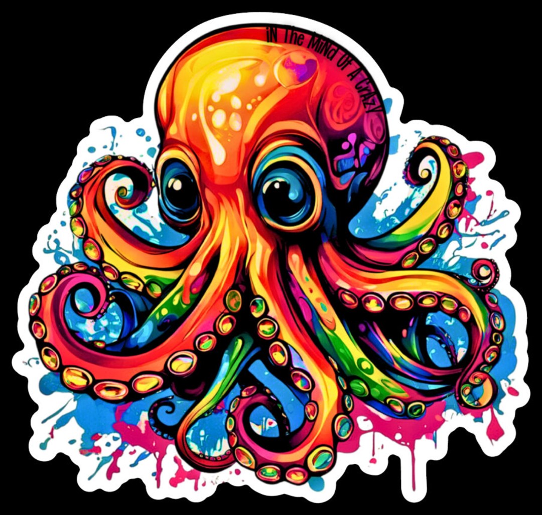 Octopus Graffiti - Etsy