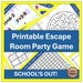 School's Out Summertime Printable Escape Room Party Game for Kids - Etsy