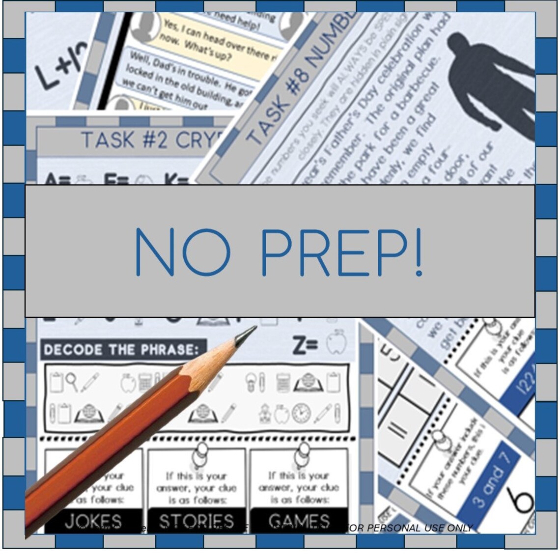 Father's Day Printable Escape Room Party Game - Etsy