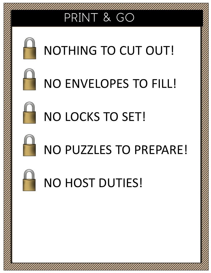 Pirate Plunder Printable Escape Room Party Game - Etsy