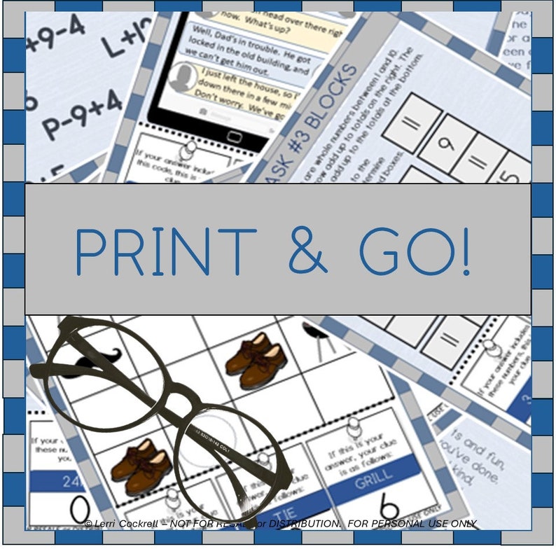 Father's Day Printable Escape Room Party Game - Etsy