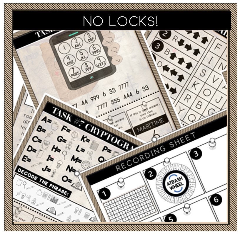 Pirate Plunder Printable Escape Room Party Game - Etsy
