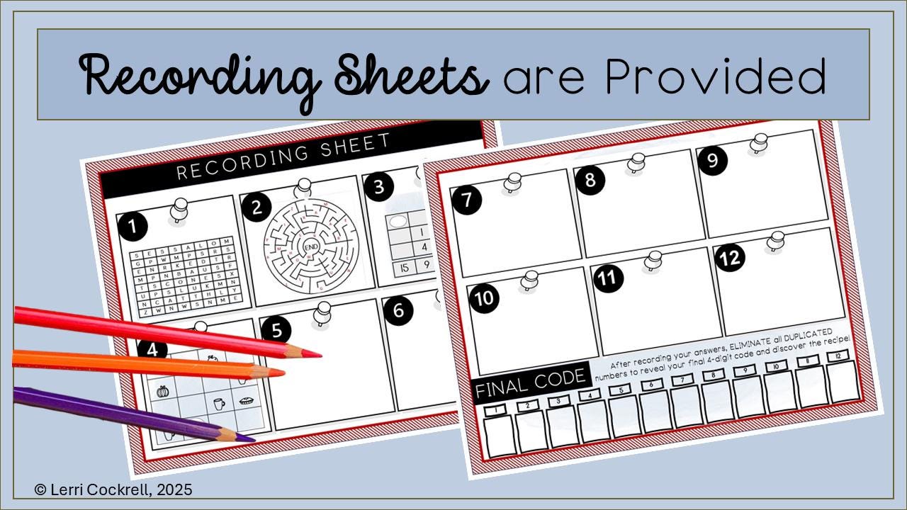 Grammy's Secret Recipe Printable Escape Room Party Game - Etsy