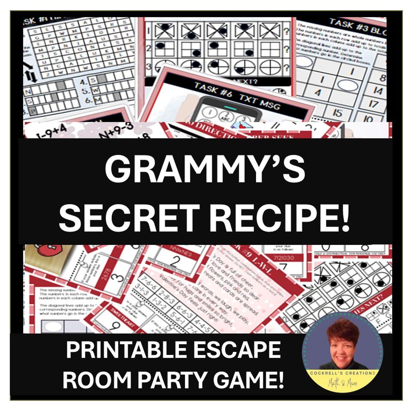 Grammy's Secret Recipe Printable Escape Room Party Game - Etsy