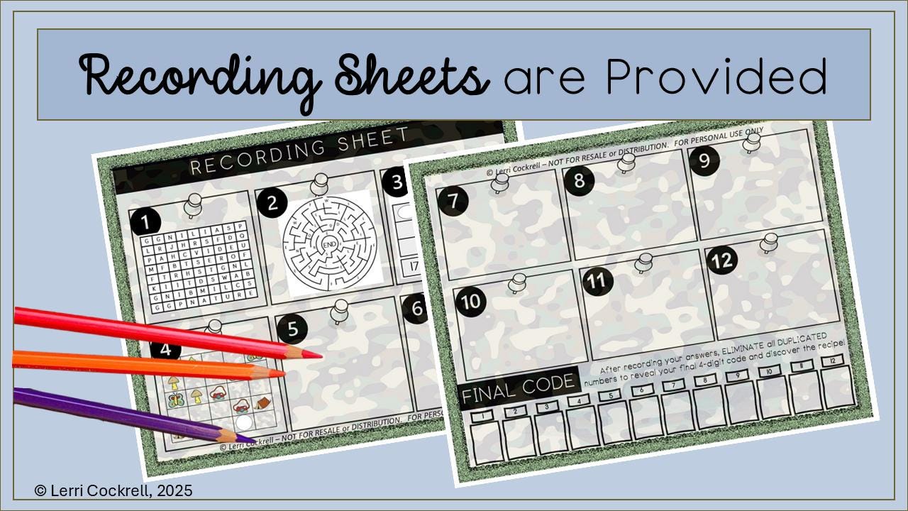 Campout Caper Printable Escape Room - Etsy