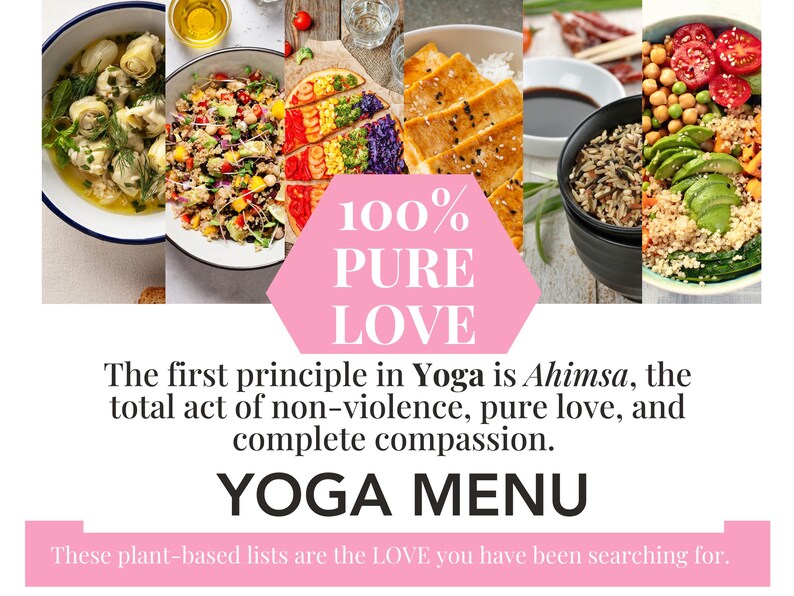 Vata Kapha Dosha Ayurveda Food List Guide PDF, Plant-based Food Chart ...