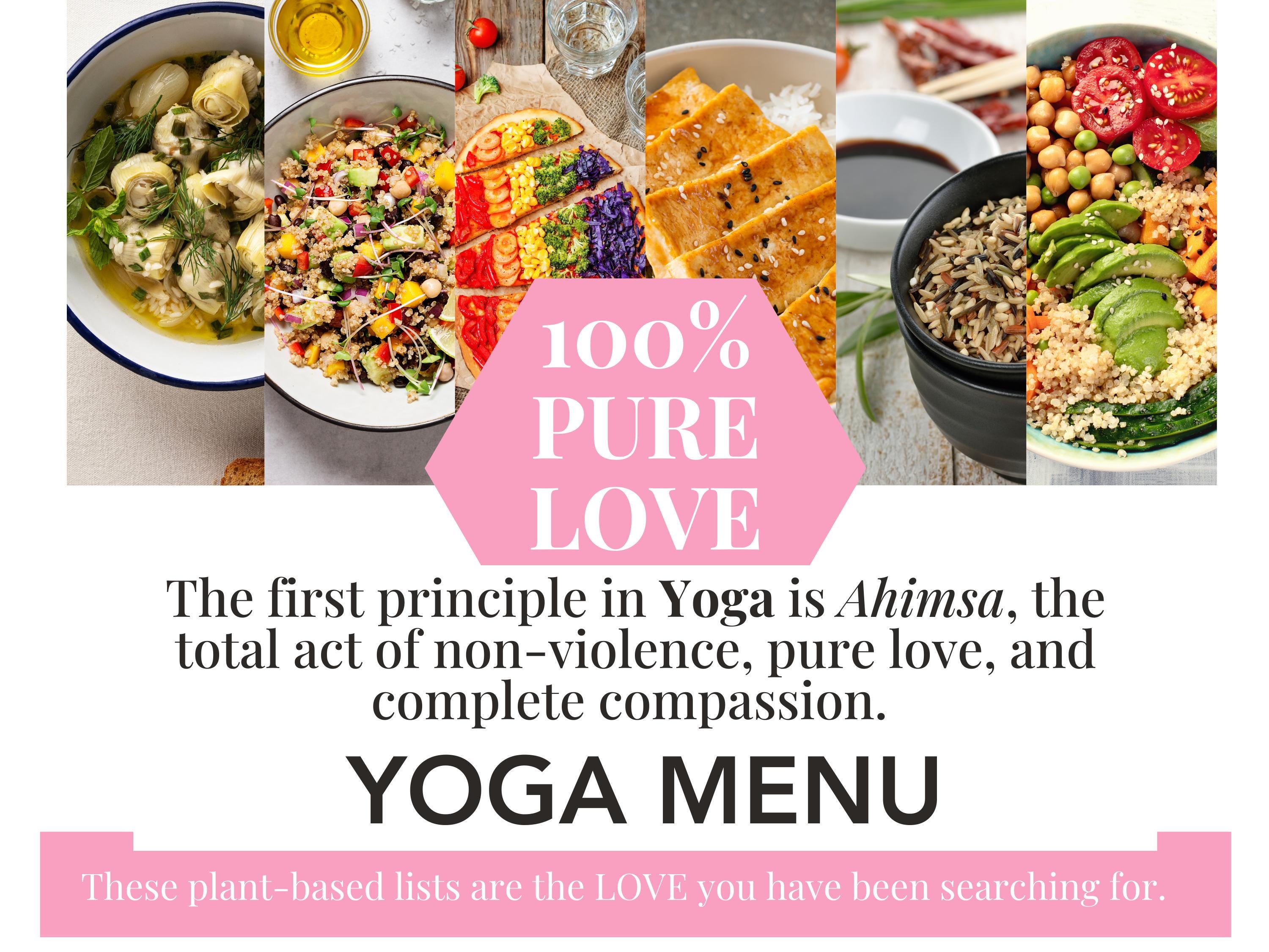 Vata Kapha Dosha Ayurveda Food List Guide PDF, Plant-based Food Chart ...