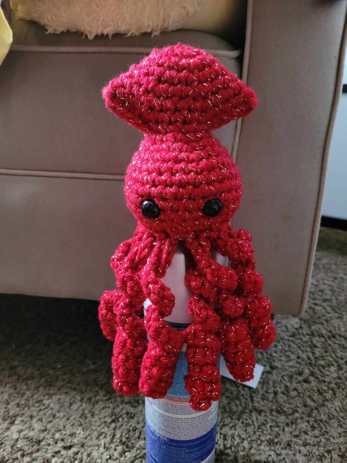 Squid Amigurumi Pattern, No SEW, Squid Crochet Plush, PDF Tutorial - Etsy