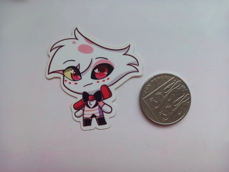 Angel Dust Chibi Stickers: Hazbin Hotel - Etsy UK