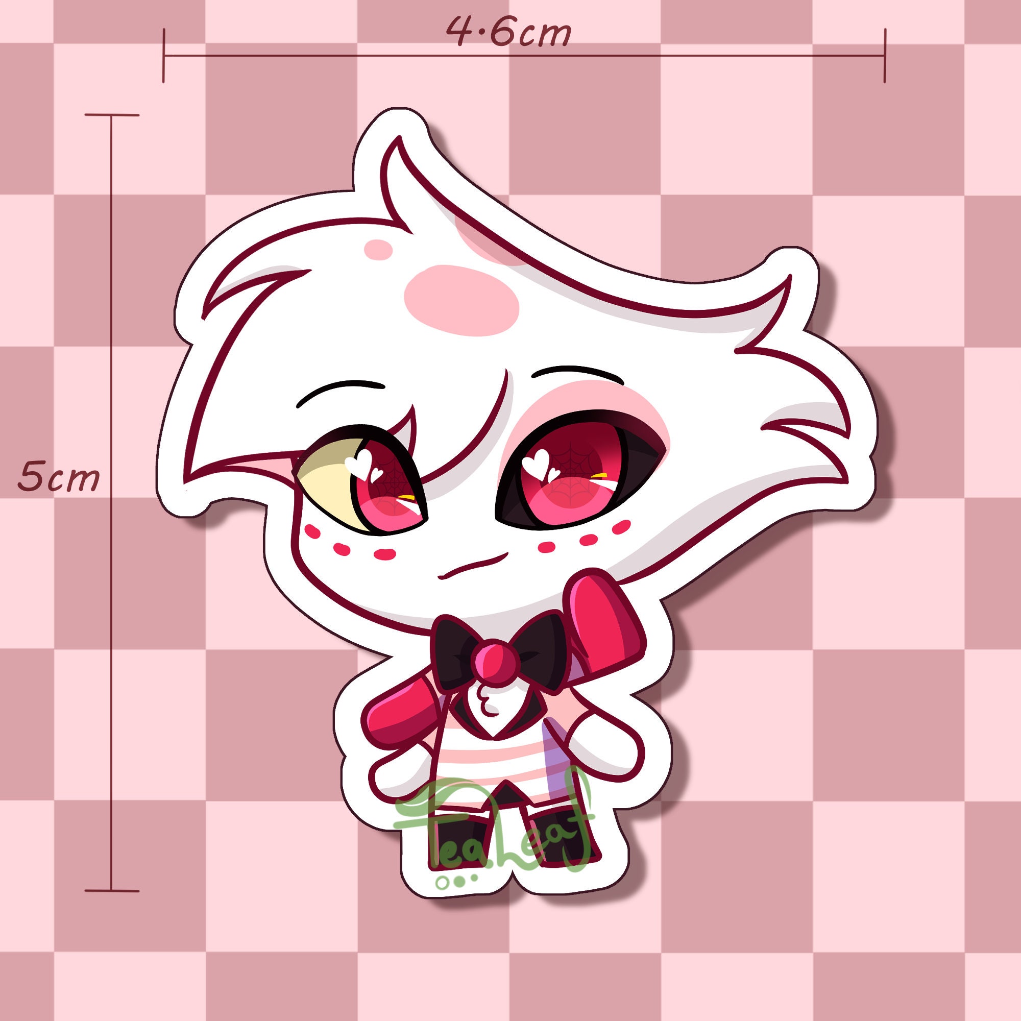 Angel Dust Chibi Stickers: Hazbin Hotel - Etsy UK