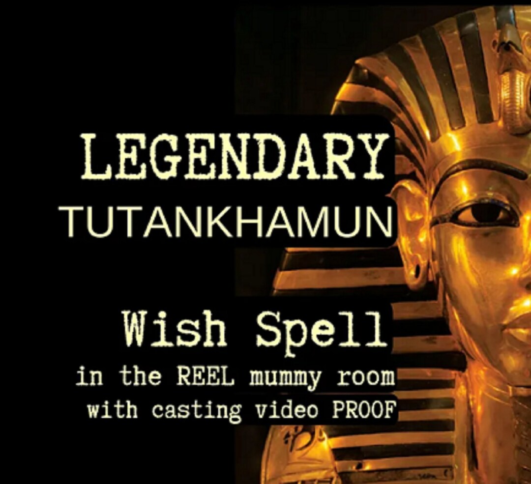 TUTANKHAMUN Wish Spell, Custom Wish Ritual, Make a Wish Spell, Wealth ...