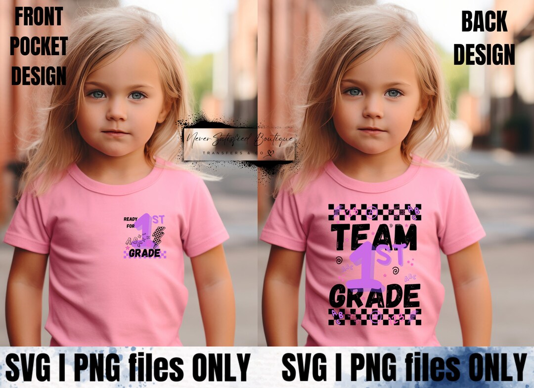 Team 1st Grade/svg & PNG Files Only/digital Download Only - Etsy