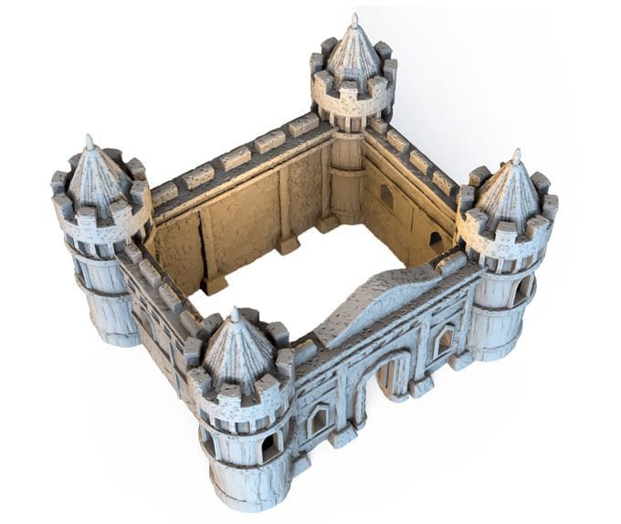 Medieval Castle - 3d Printable STL Model - Etsy