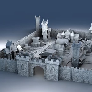Medieval Castle Diorama - Entire Collection - Etsy