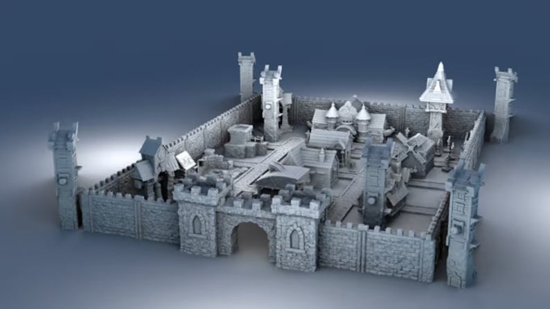 Medieval Castle Diorama - Entire Collection - Etsy