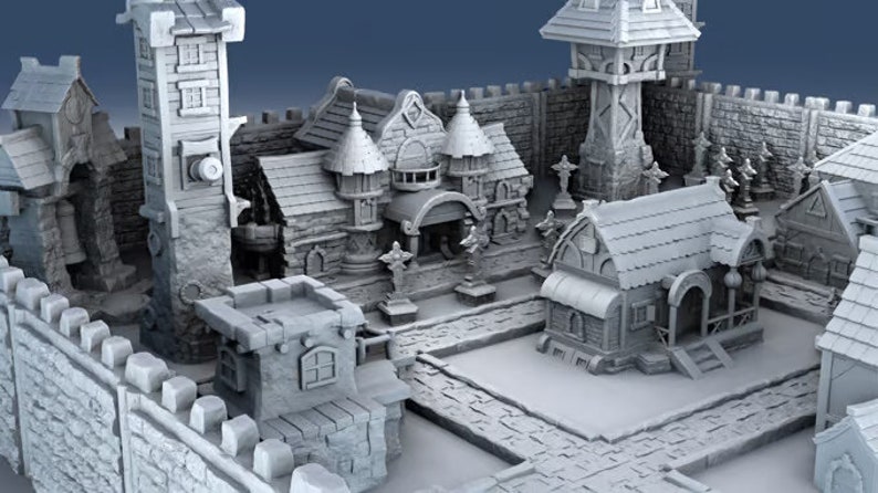 Medieval Castle Diorama - Entire Collection - Etsy