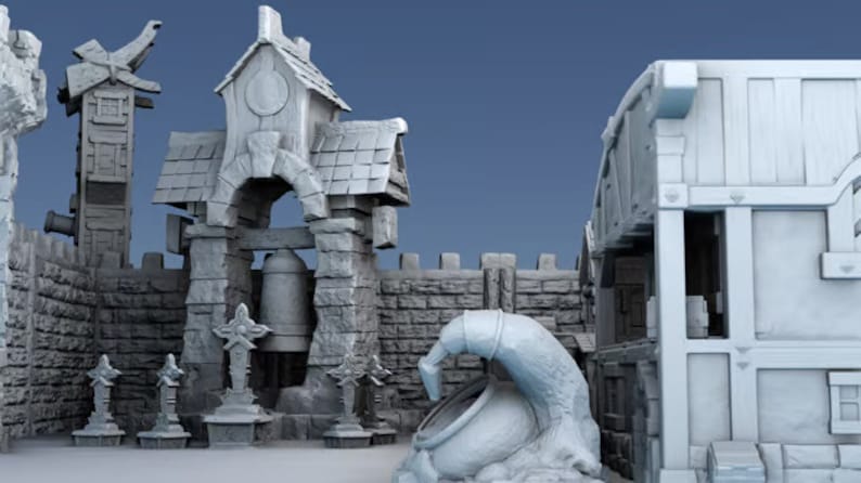 Medieval Castle Diorama - Entire Collection - Etsy