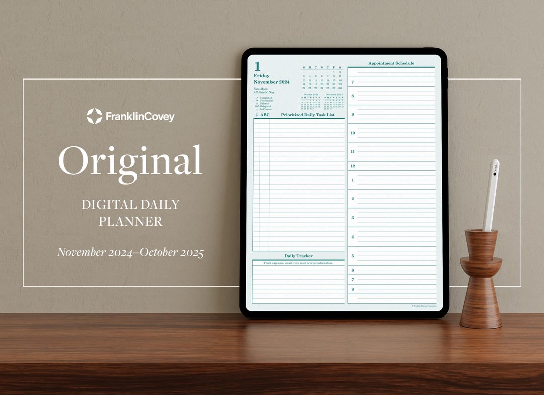 The Official Franklincovey Planner Original Day Planner November 2024 ...