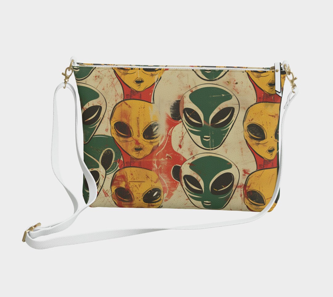 Alien - Vegan Leather Crossbody Purse - Etsy