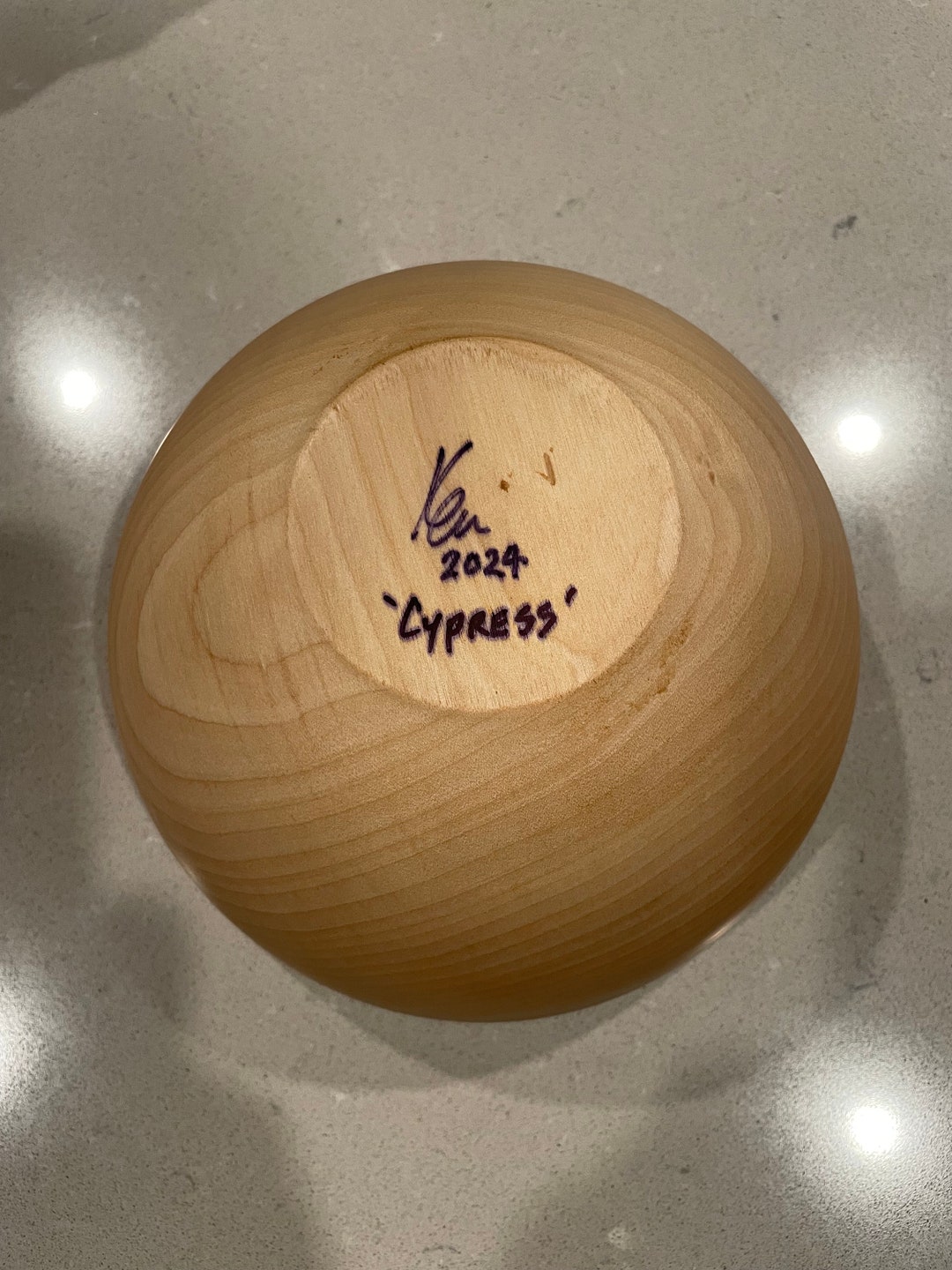 Cypress Wood Bowl. - Etsy