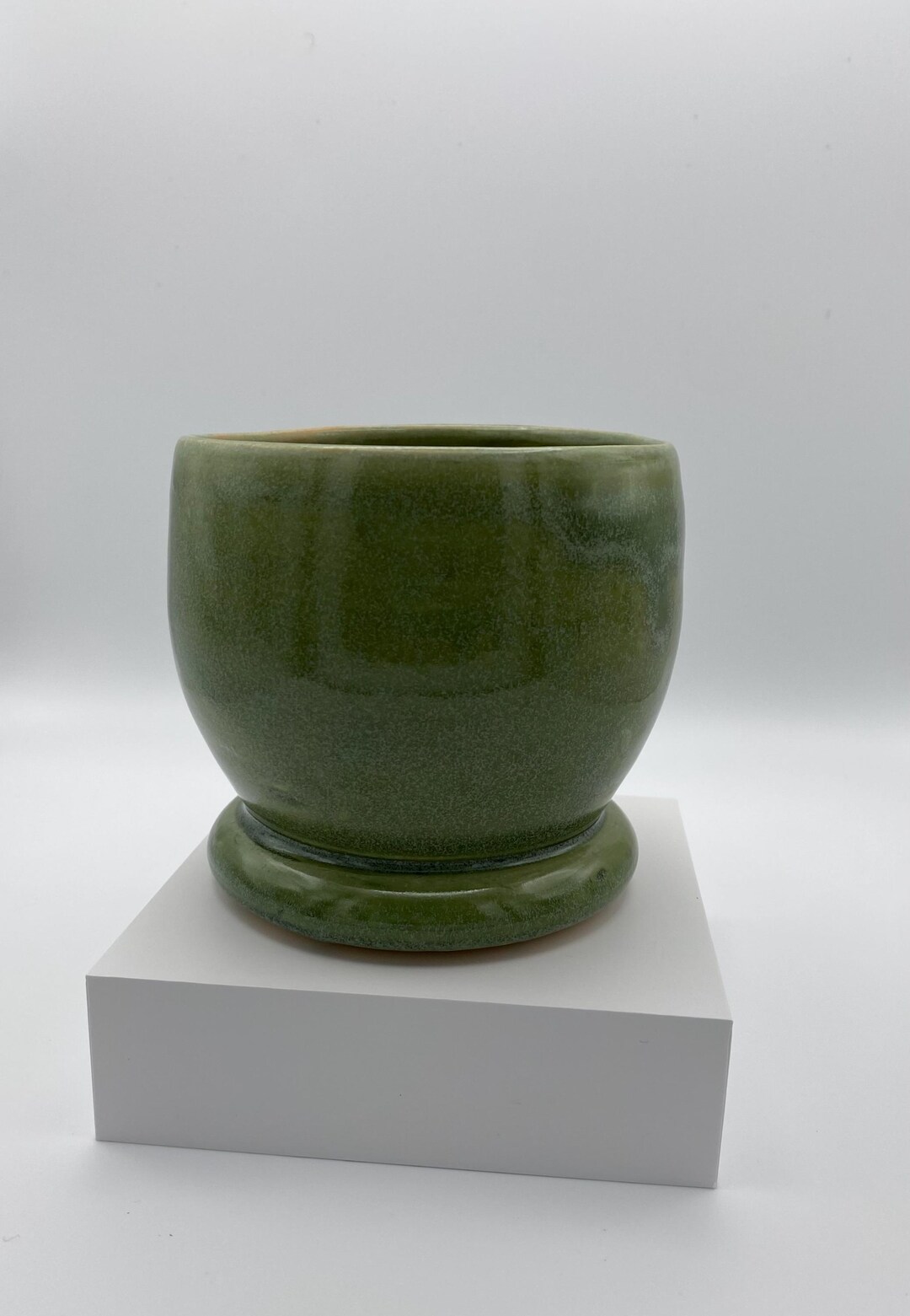 Handmade Ceramic Handless Mug | Spearmint Glazes - Etsy