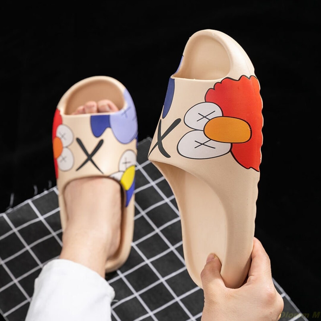 Cartoon Elmo Character Custom Made Slides, Adult Rubber Elmo Funny ...
