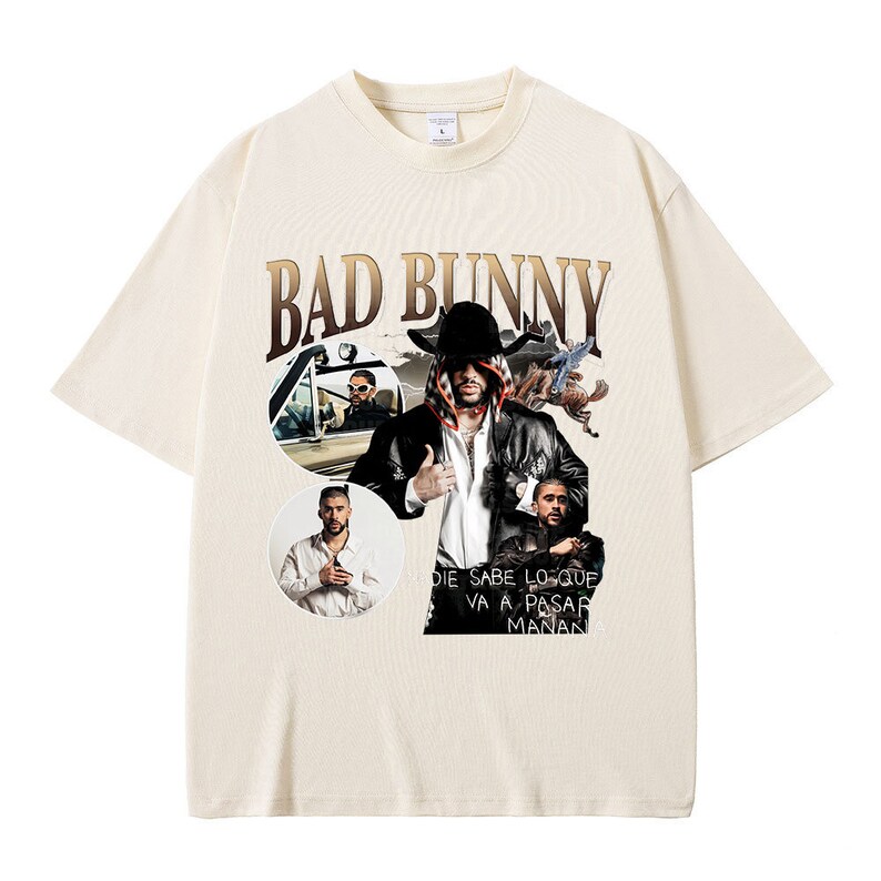 Bad Bunny Most Wanted 2024 Tour T-shirts, Rapper Bad Bunny Unisex Adult ...