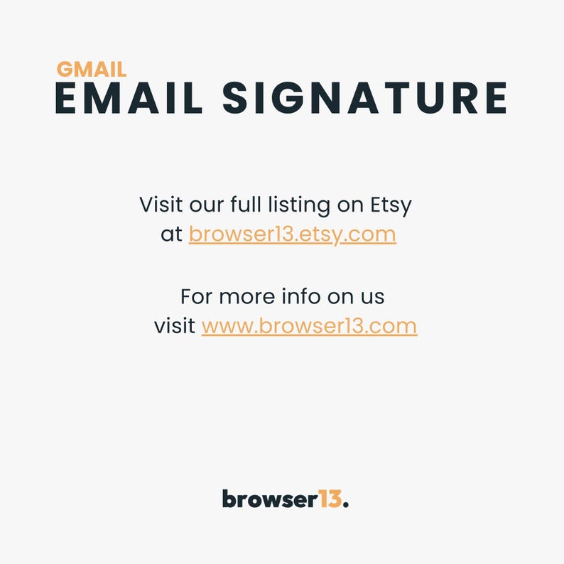Gmail Email Signature Template Edit in Google Docs Digital Signature ...
