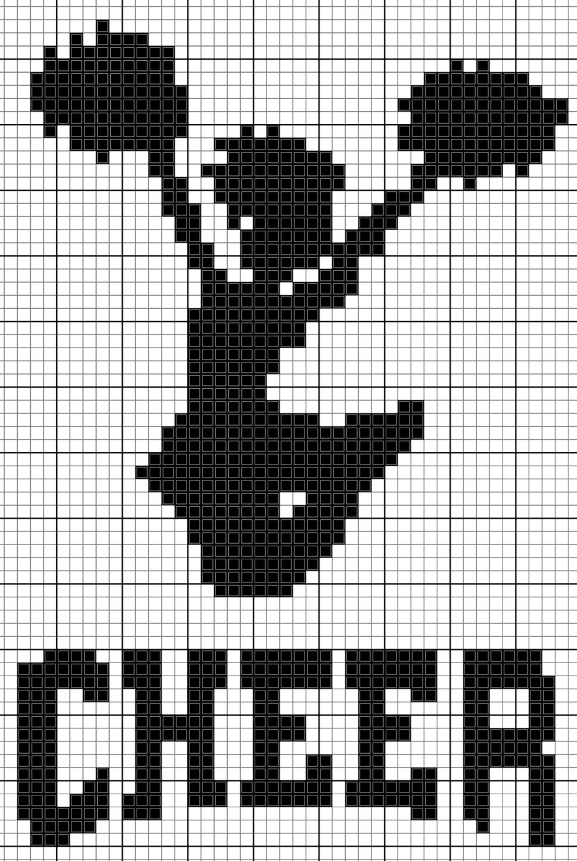 Chunky Blanket Cheerleader Graph Bundle, Three Separate Patterns - Etsy