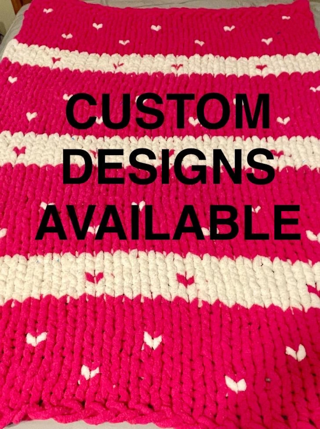 Custom Chunky Blanket Graph: Personalized Design (digital Download) - Etsy