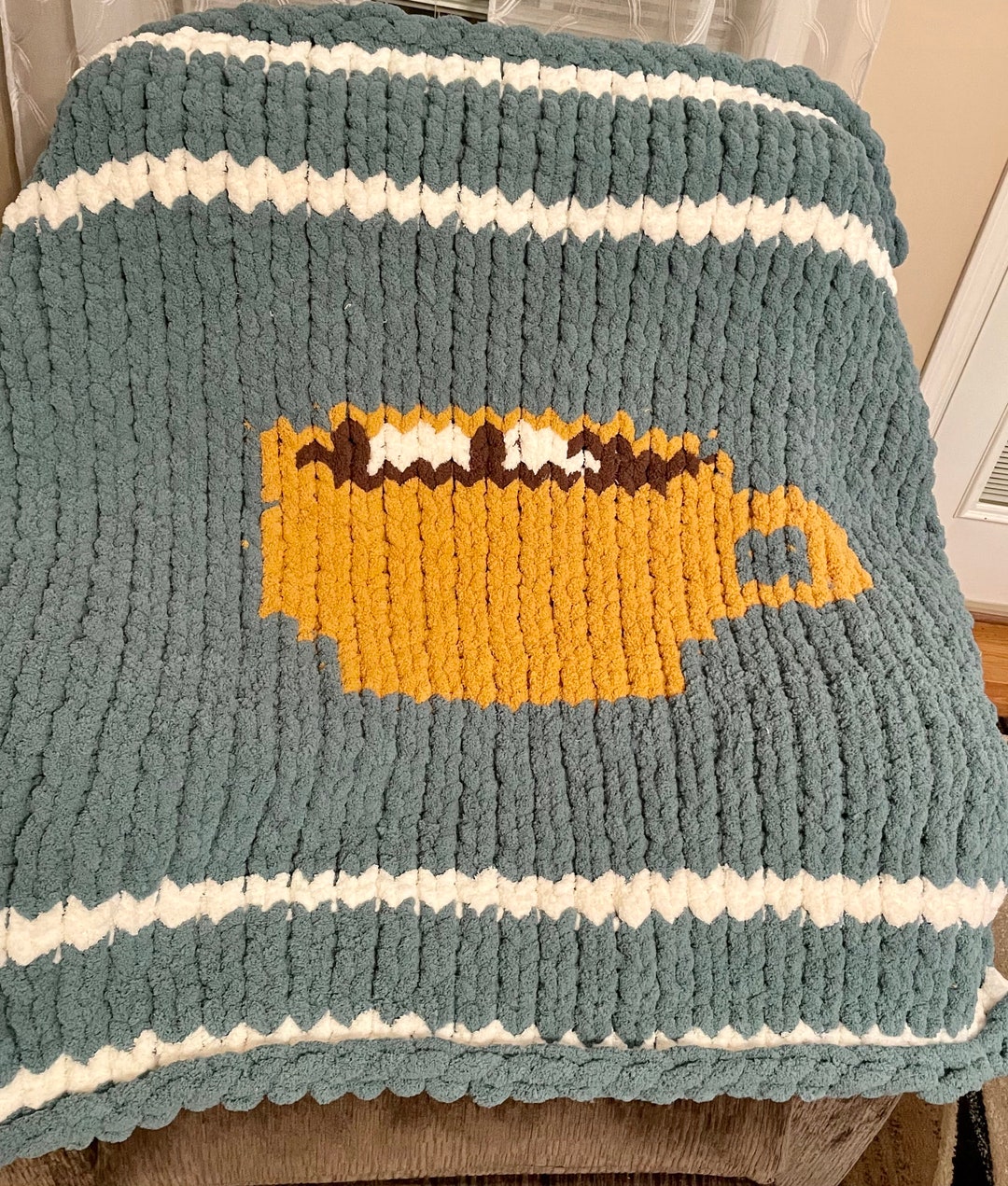 Chunky Blanket Graph Bundle, Hot Cocoa/coffee Graph Pattern and Happy ...