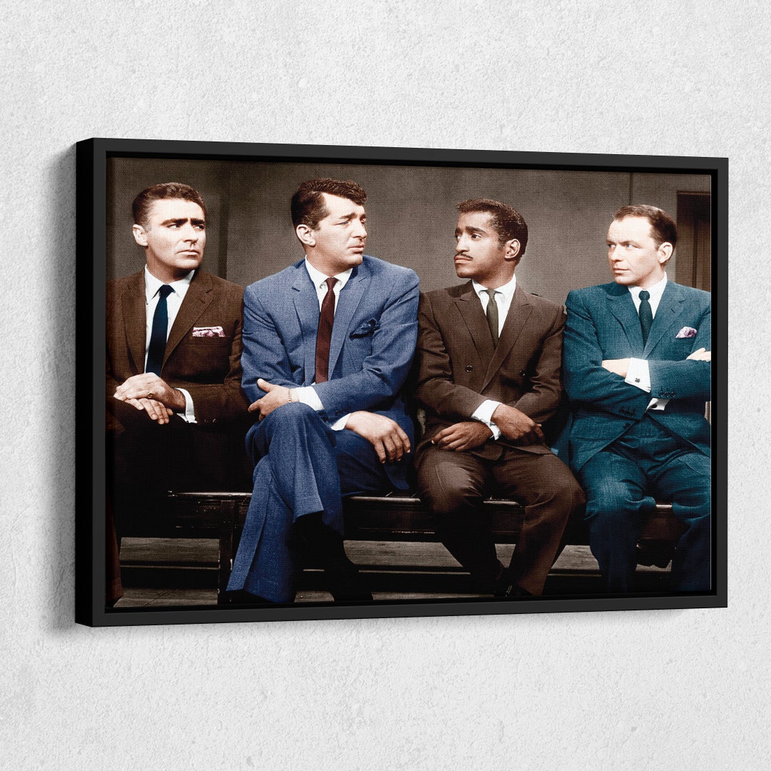 Rat Pack Music Band Dean Martin, Sammy Davis Jr Canvas Unique Design ...