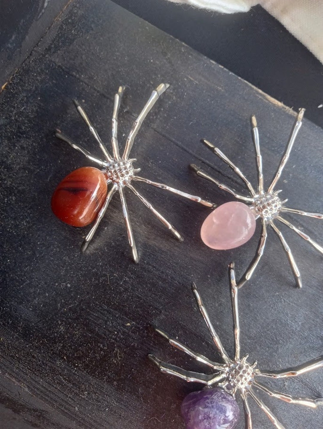 Crystal Spiders and Healing Crystals - Etsy