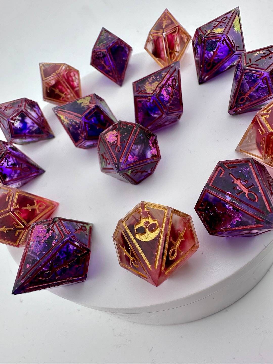 Premium Amaranth Vampire Dice Set - Etsy