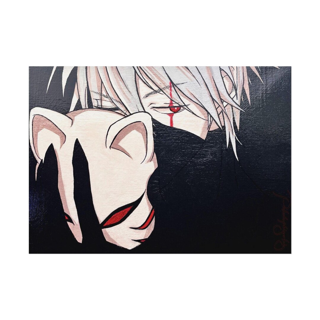 Rolled Anime Anbu Painting Poster - Etsy