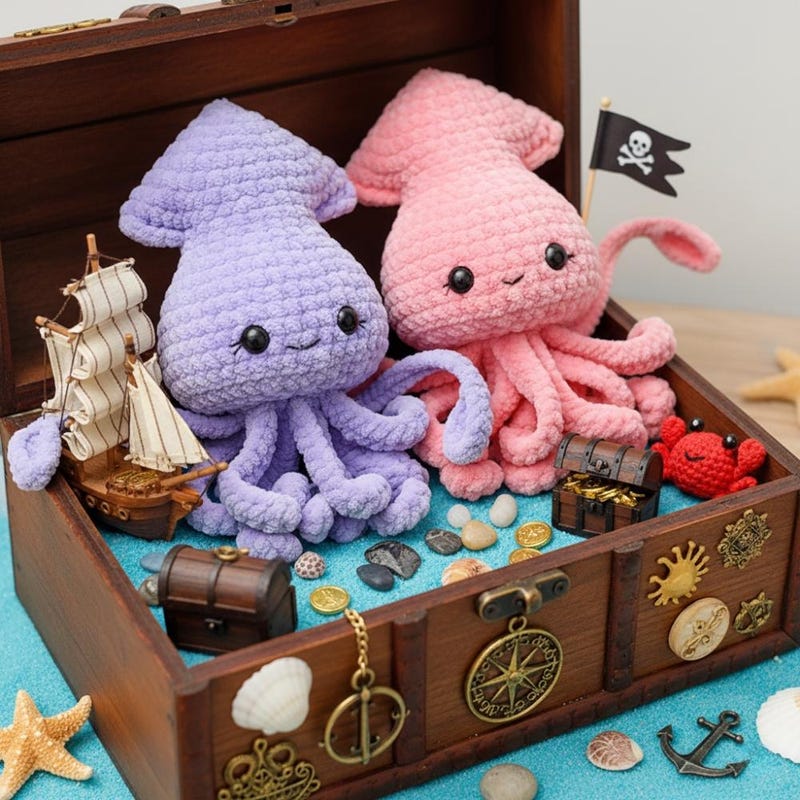 Crochet Sunflower Octopus - Etsy