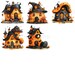 22 Cute Halloween House Clipart Bundle, Halloween Clipart, Digital ...