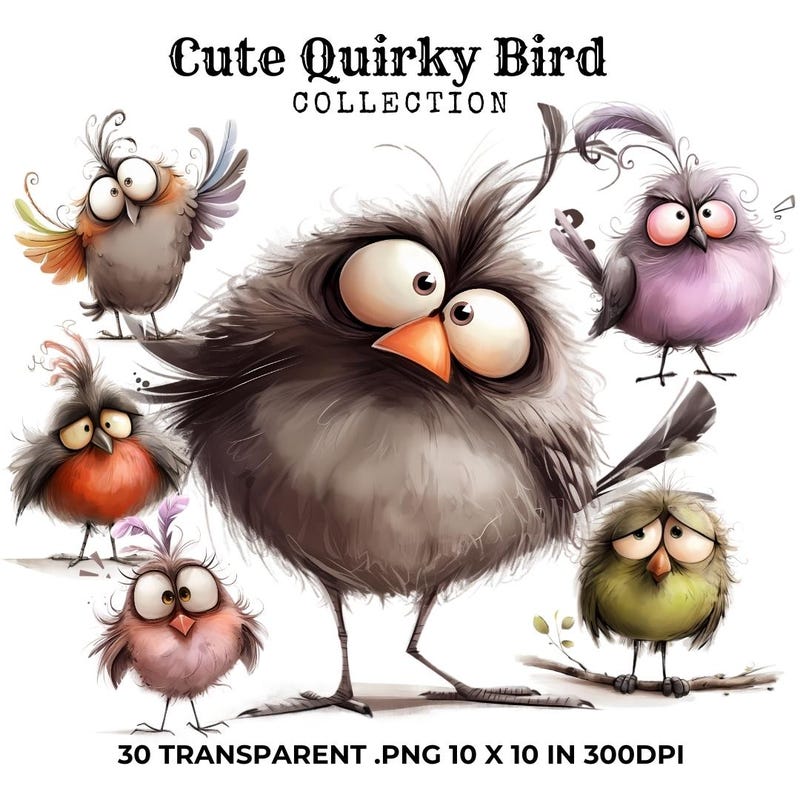 Bird Clip Art - Etsy