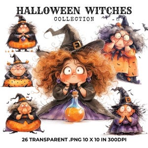 26 Halloween Witches Clipart Spooky Witches Clipart Witches Halloween ...