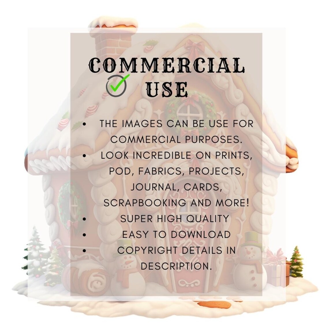 Watercolor Gingerbread House Clipart: Christmas PNG Images (digital ...