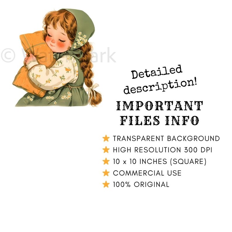 20 Cute Vintage Dolls Clipart Bundle, Watercolor Baby Girl, Digital ...