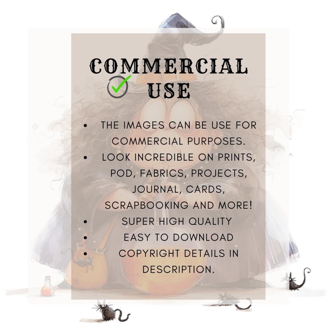 Halloween Witches Clipart: Spooky Witch PNG Bundle (digital Download ...