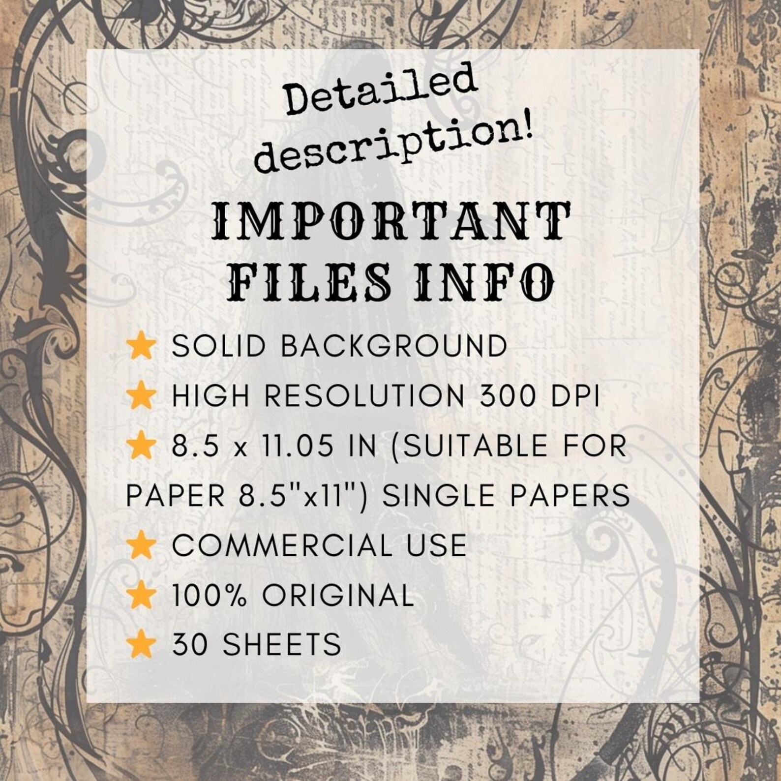 30 Spooky Gothic Halloween Junk Journal Pages Halloween Printable ...